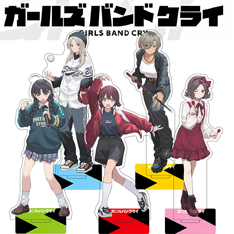 GBC联动round1安和昂桃香tomo仁菜哭泣少女乐队立牌桌面摆件现货