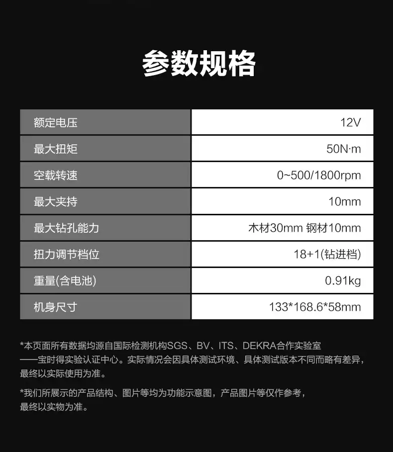 WORX威克士12V大扭力锂电钻WU135 智控无极变速小钢炮电钻