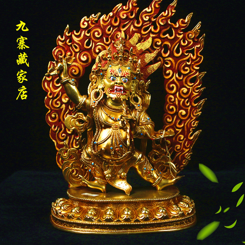 [USD 828.93] Nepalese Buddha statue Vajra Buddha statue purple copper ...