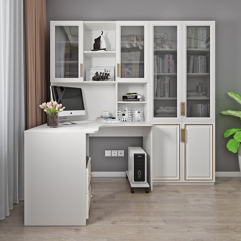 [USD 2064.96] Lightweight Desktop Computer Desk Custom Desk Bookcase ...