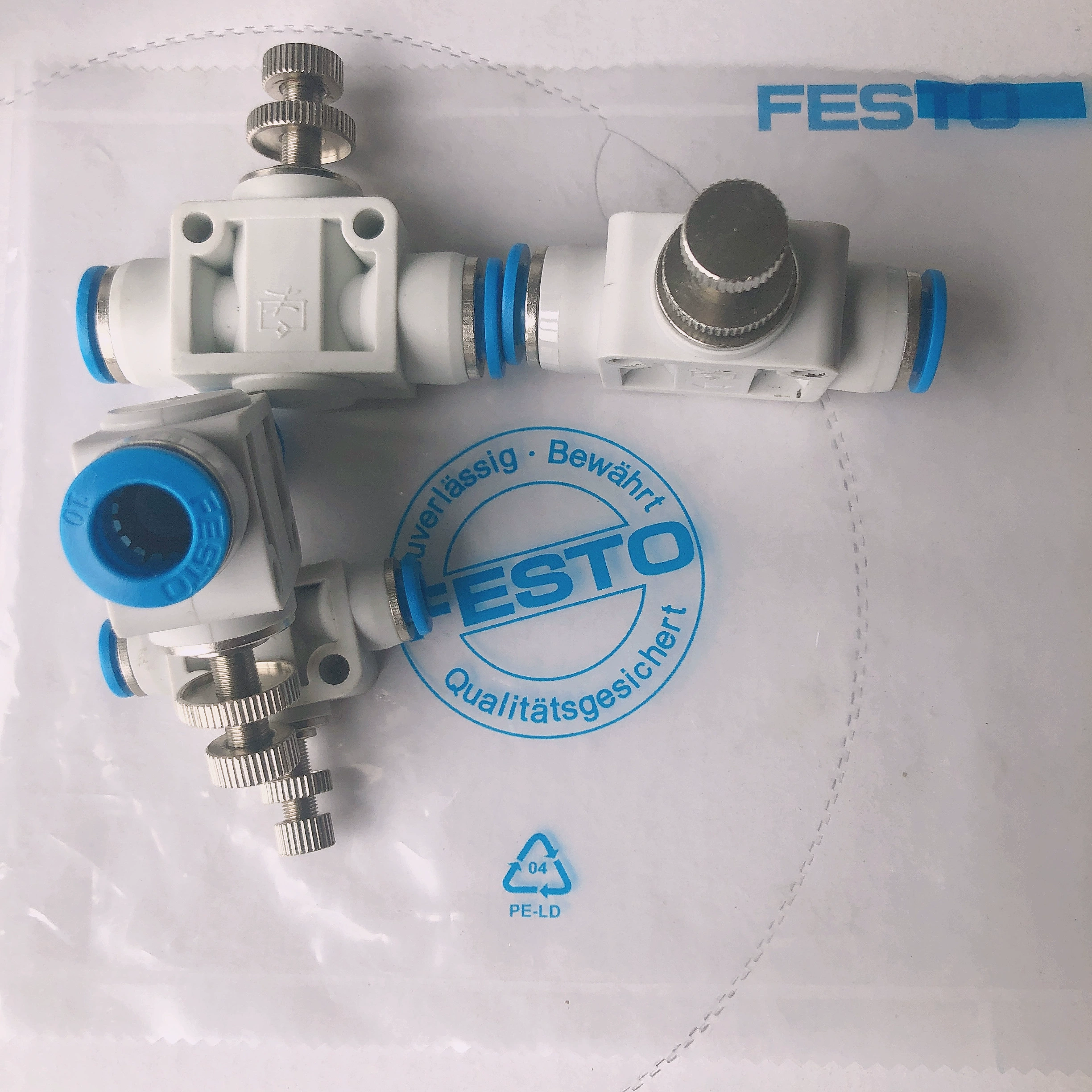 bo dung cu da nang Van điều khiển tốc độ tiết lưu đường ống một chiều Festo FESTO GR GRO-QS-4-6 ...