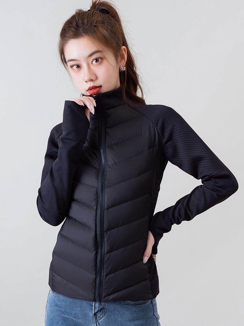 VA&UR运动羽绒服女新款冬季户外贴身登山瑜伽健身内搭保暖外套-Taobao