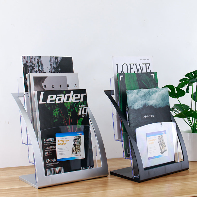 [USD 23.96] Dido European and American A4 Acrylic Display Rack Three ...