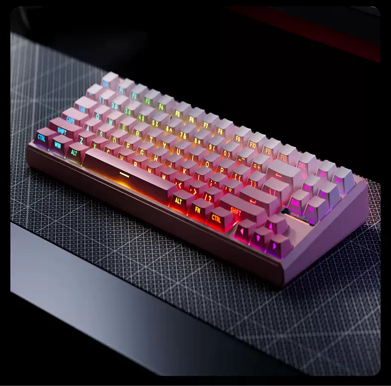 前行者DEEP68磁轴键盘 三模连接机械游戏电竞键盘 佳达隆轴 RGB灯效全键热插拔