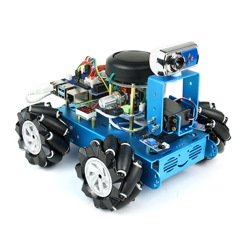 Raspberry Pi 4B Mecanum Wheel Omnidirectional Wheel OpenCV Graphics Processing Visual Navigation ...