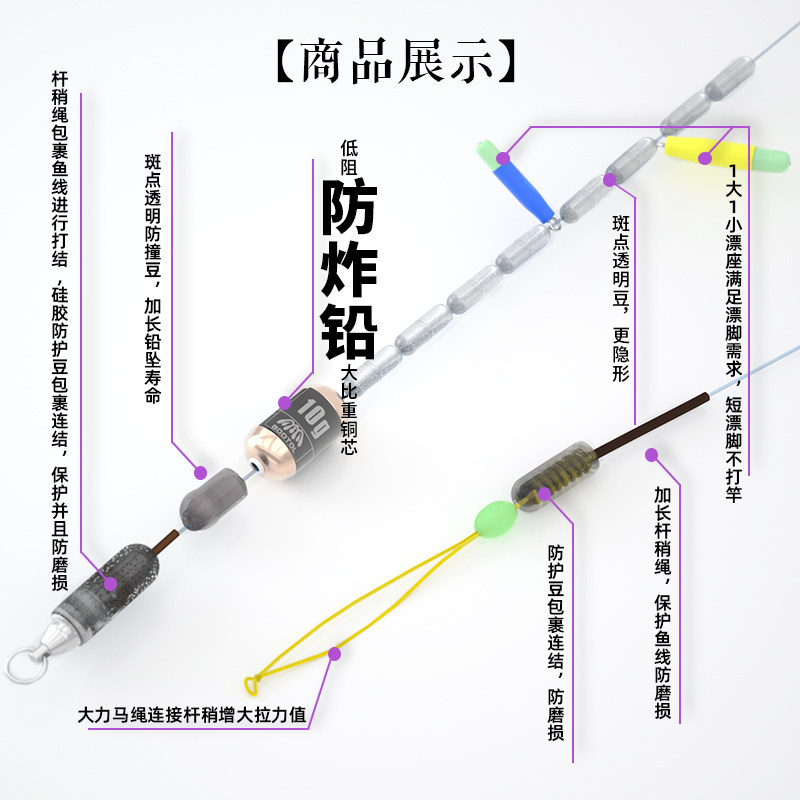 bootol大物线组巨物主线成品套装：钓鱼大物的秘密武器，轻松钓获青鱼草鱼鲢鳙！🎣-线组-淘宝百科网