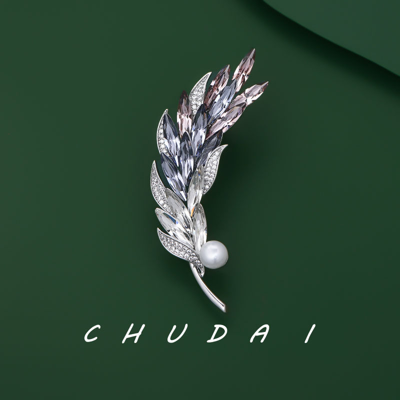 A must-see for jewelry experts: wheat ear brooch, an elegant choice 💫