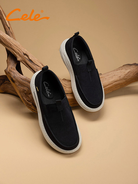 Cele 2025 spring new men's cloth shoes soft sole breathable and ...