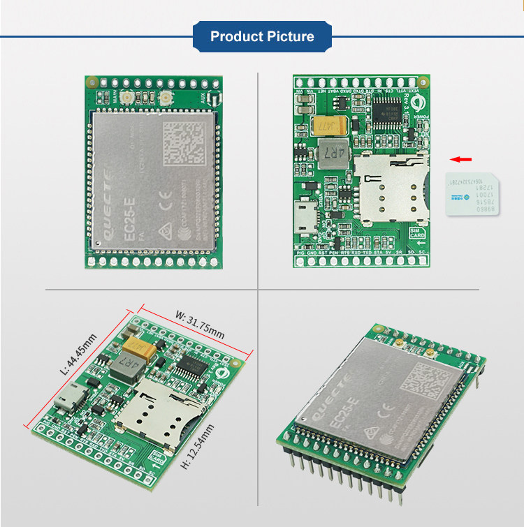 China Low Price Quectel EC25-E Module EC25EFA 4G Development Core Board ...