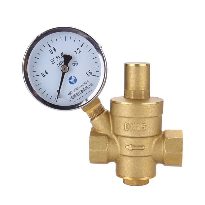 黄铜加厚家用自来水减压阀稳压阀 热净水器DN15 4分 DN20 6分-阿里巴巴