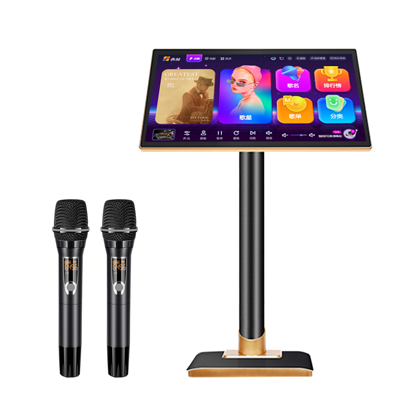 音创新款落地点歌机触摸屏一体唱歌机家庭ktv音响套装卡拉OK家用-Taobao