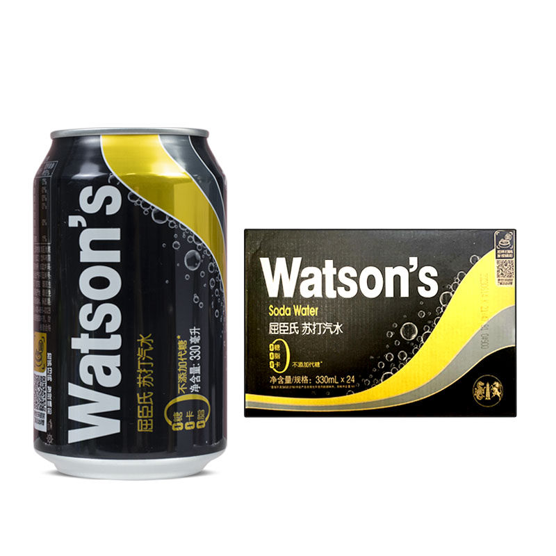 [USD 36.04] Qu Chen's Watsons original soda 330ml ×24 can full box of ...