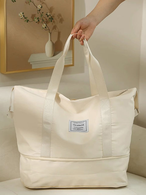 Travel bag women's large -capacity oversized travel storage bag fitting ...