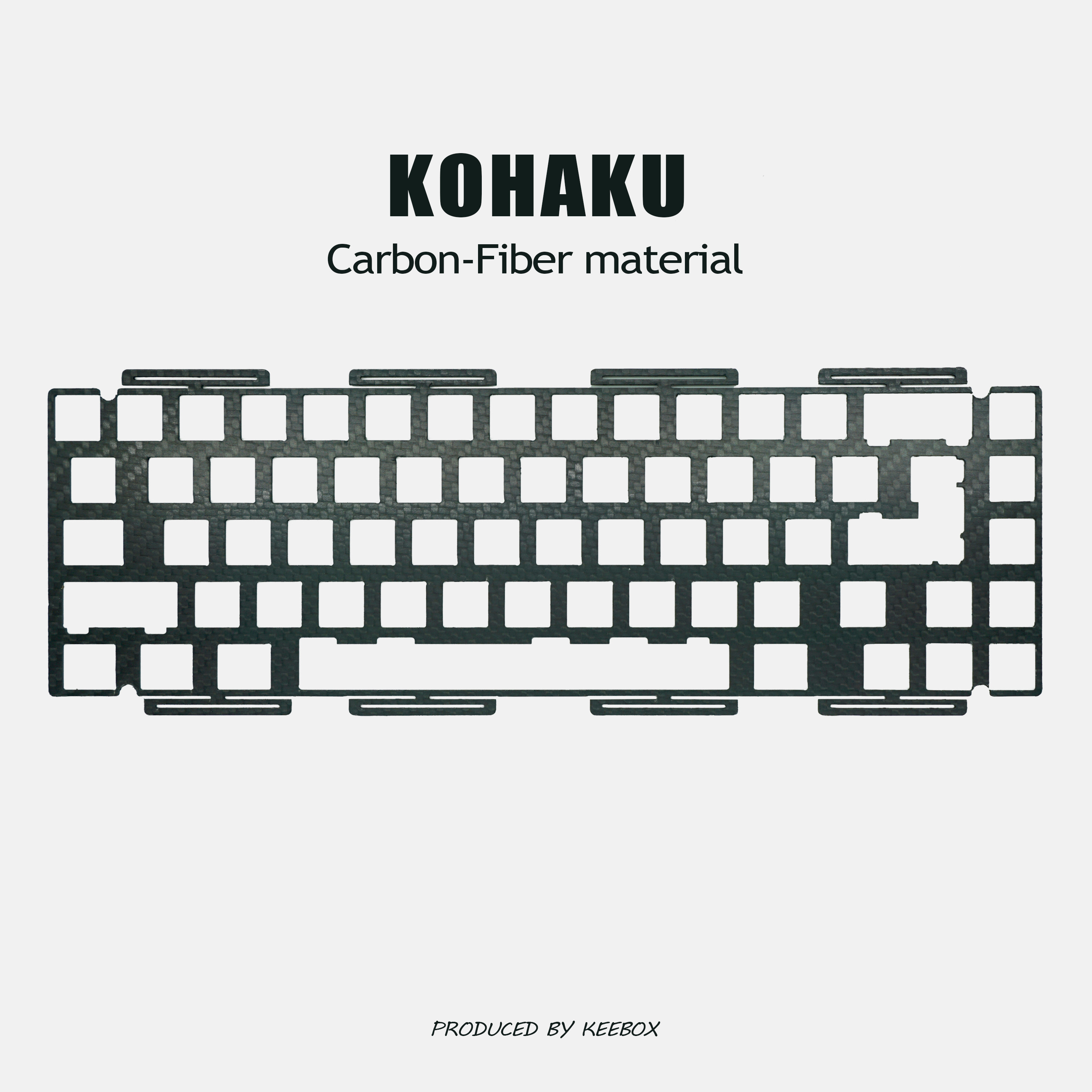 Singakbd Kohaku 65：客制化机械键盘界的艺术品！碳纤维铝PC完美融合，你值得拥有！-客制化键盘套件-淘宝好物网