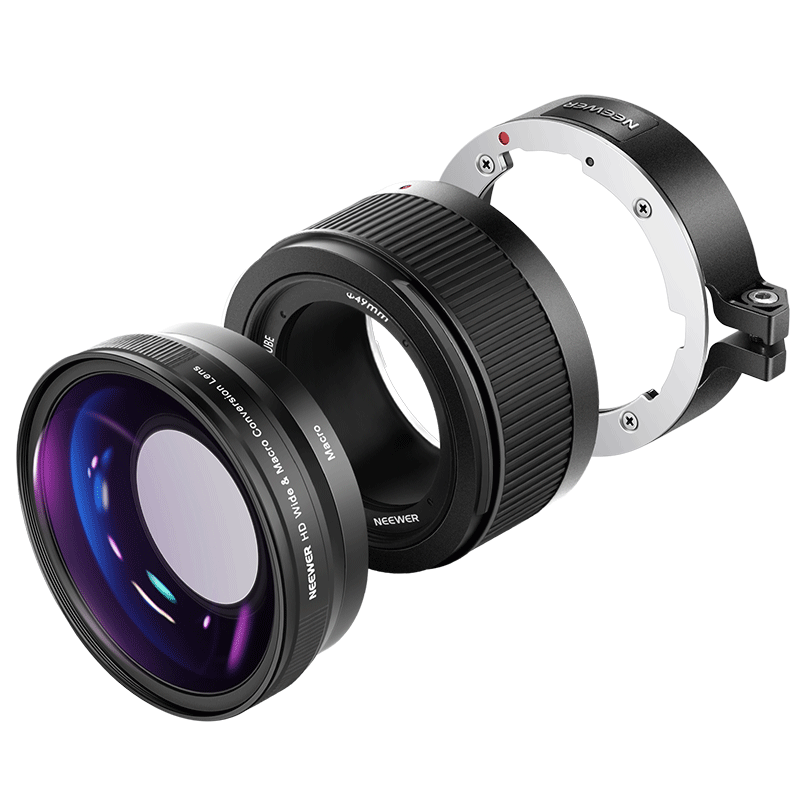 广角微距全搞定！NEEWER G7X Mark III二合一镜头评测，你的摄影新搭档？📷🔍-广角镜-淘宝好物网