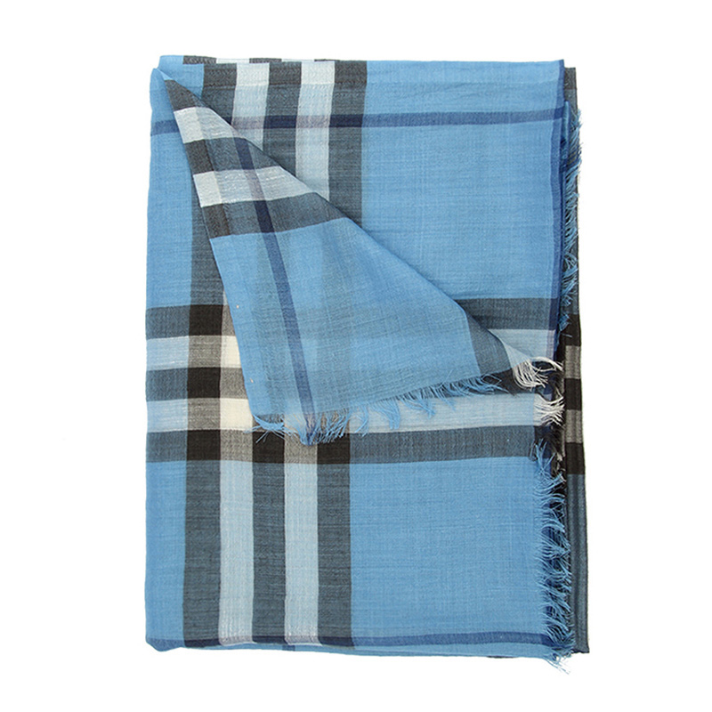 Купить Burberry burberry мисс синий классический плед шарф в интернет ...