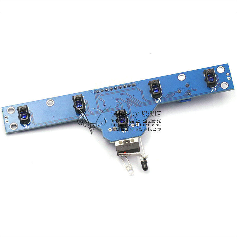 Five-Way Tracking Module Tracking Sensor Obstacle Avoidance Tracking Module 5 Major Functions