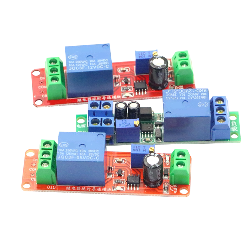 12V Delay Off Relay Module 12V Conduction Delay Switch NE555 5V Delay ...