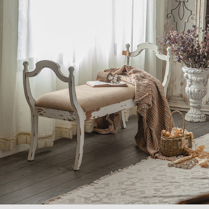 [USD 451.79] American Vintage Entrance Doorway Stool Changing Shoe ...