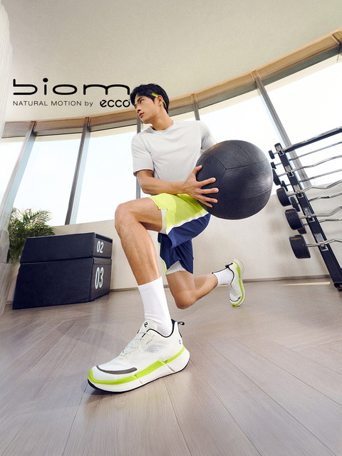 ECCO Aibu Sport Shoes Men's 25 New Lightweight Breathable Resilience Running Shoes Summer ...