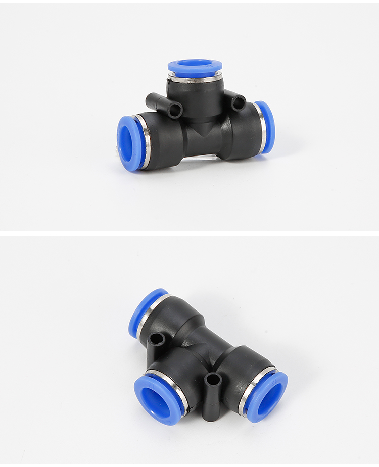 亿博气管塑料快插快速接头T型三通PE三通变径PEG4/6/8/10/12/16mm-阿里巴巴