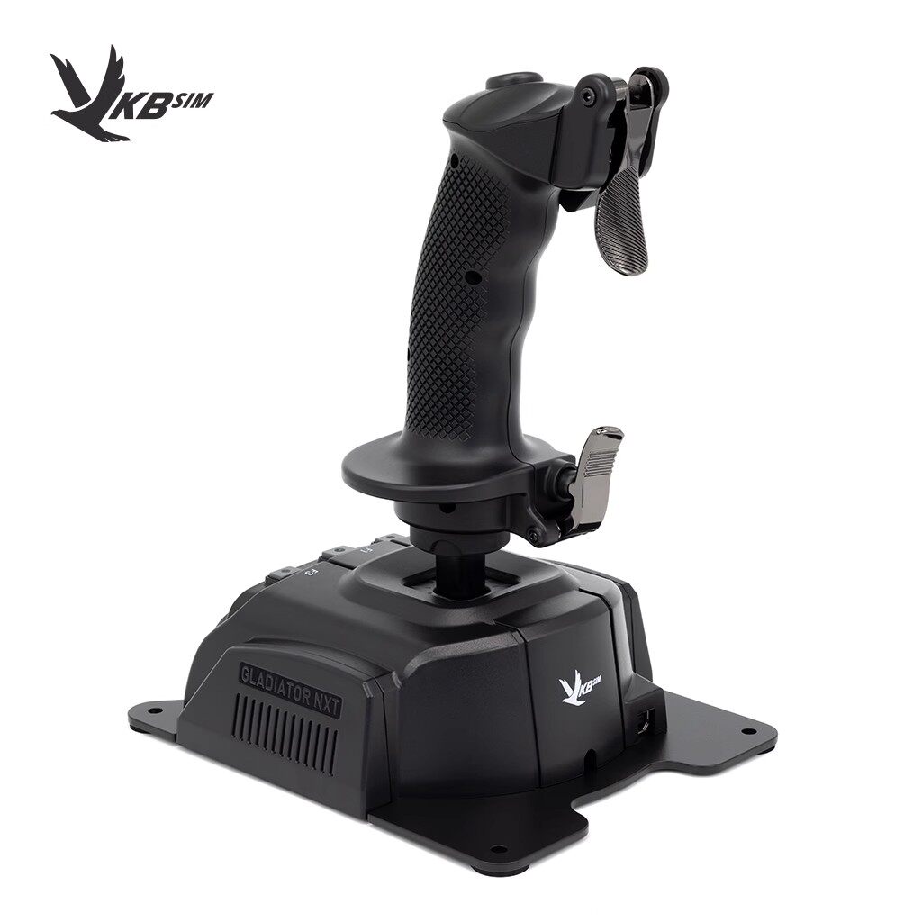 VKBSIM Gladiator NXTEVO KG12，战斗机模拟飞行摇杆新选择？🚀-飞行摇杆-淘宝好物网