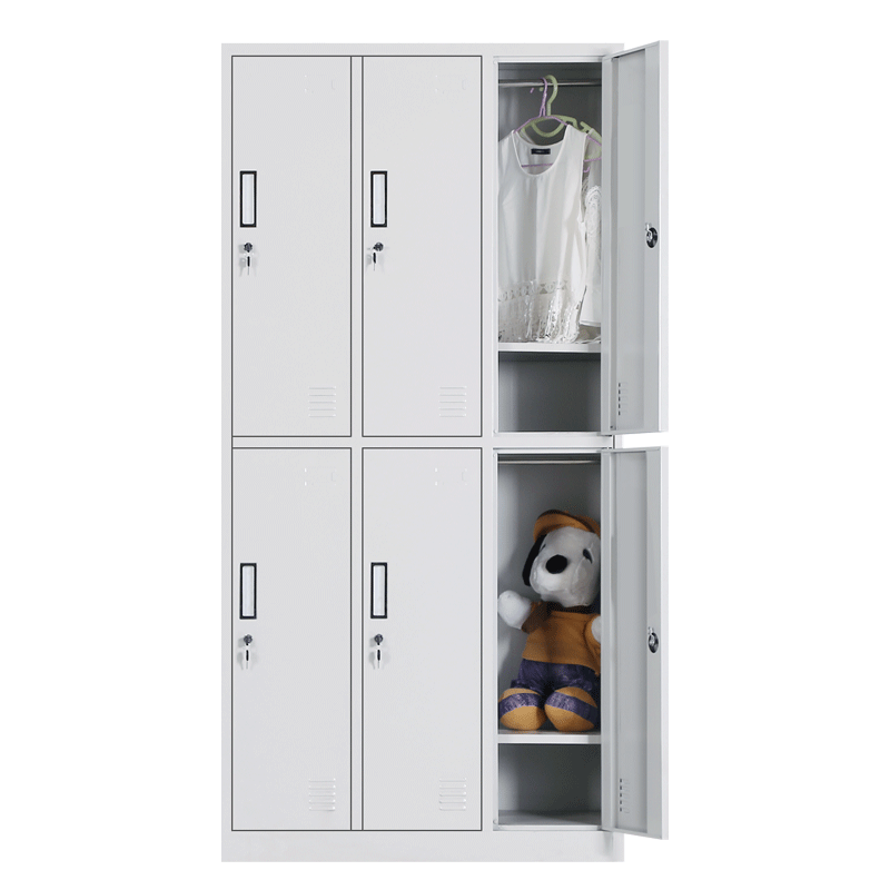 [USD 172.98] Thickened wardrobe staff quarters lock bathroom locker ...