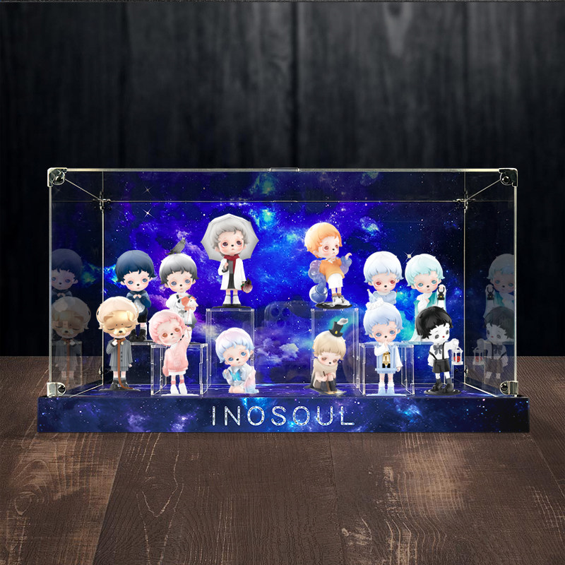 POPMART泡泡玛特Inosoul清醒梦系列盲盒手办+亚克力展示柜：治愈系收藏天花板！梦境成真不是梦？-手办柜-淘宝好物网