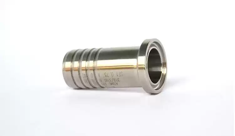 卫生级不锈钢卡箍快接头 宝塔头 TC25 50 蠕动泵软管接头蛋白纯化