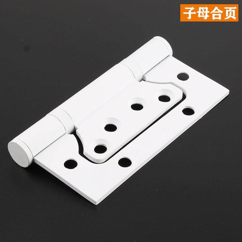 White solid wood door hinge house door primary-secondary hinge European ...