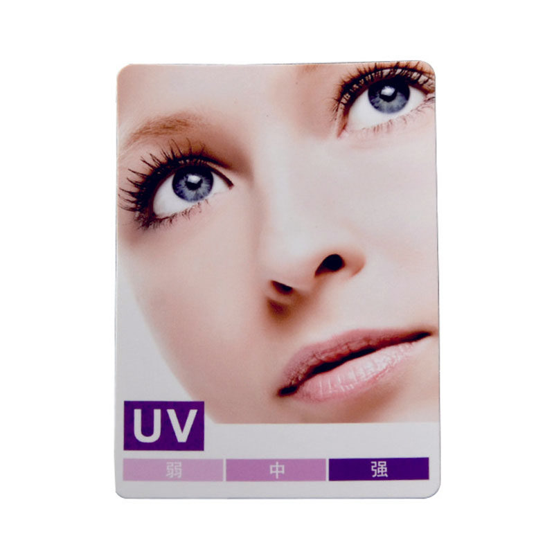 [USD 6.43] UV test cardar face strength indicates skin sunscreen ...