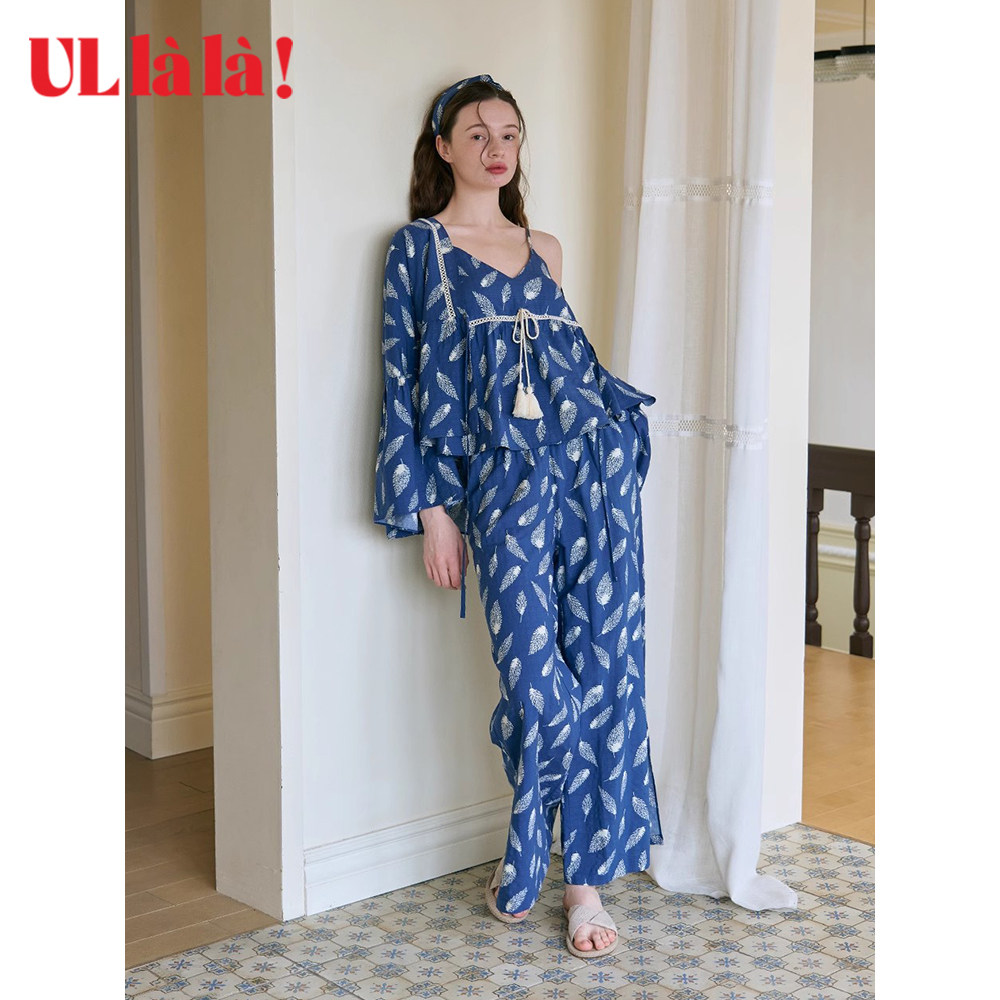 Ullala乌拉拉韩国进口家居服：夏日里的温柔拥抱，减龄又舒适！-睡袍-淘宝好物网