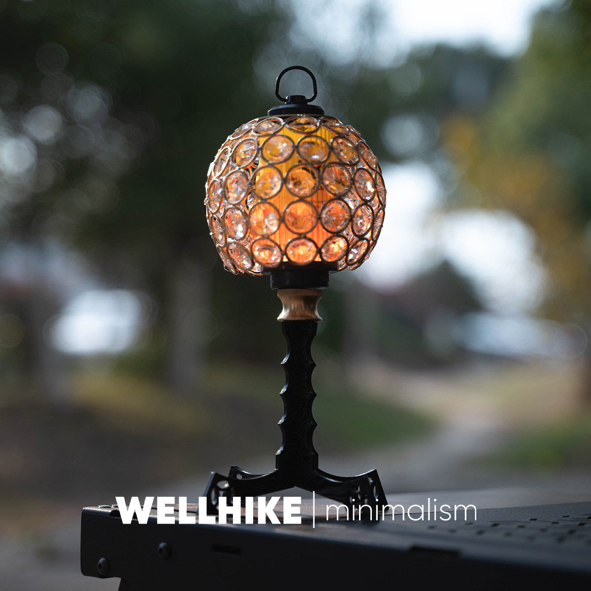 Wellhike outdoor camping light stand: retro iron design to light up ...
