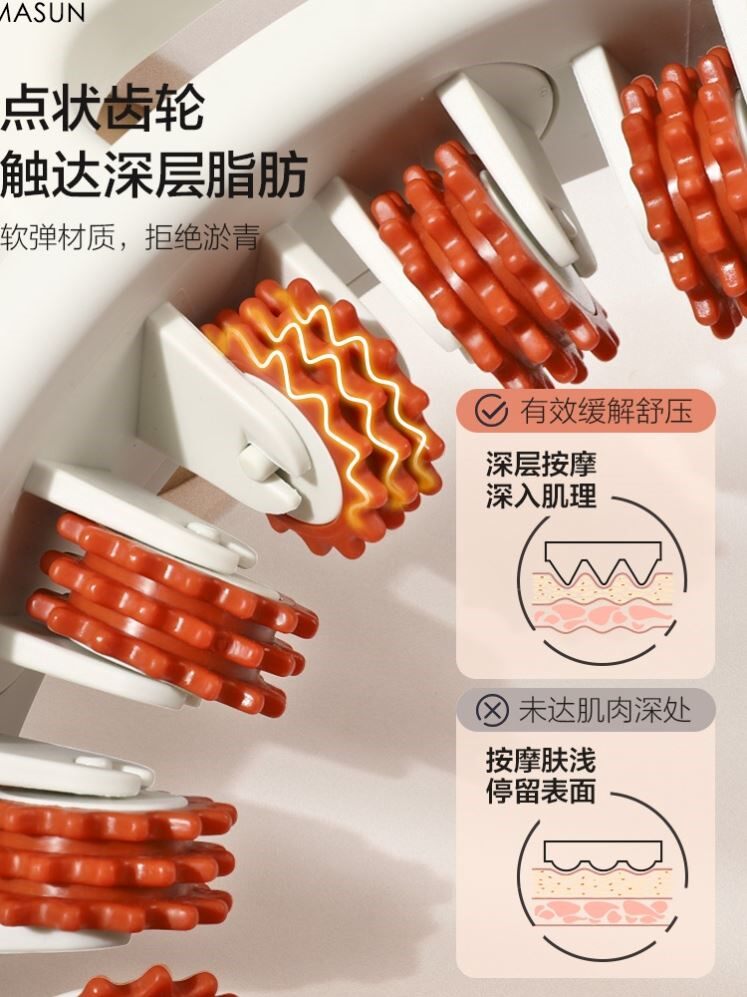 Ring clamp leg roller leg massager calf muscle slimming artifact ...