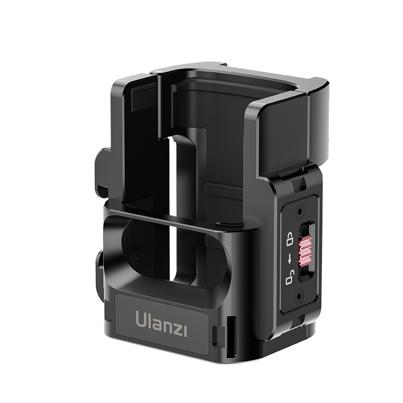 Ulanzi优篮子PK06适用DJI大疆Pocket3拓展框转接件配件适用于运动相机拓展补光灯柔光ND滤镜支架框小短腿支架
