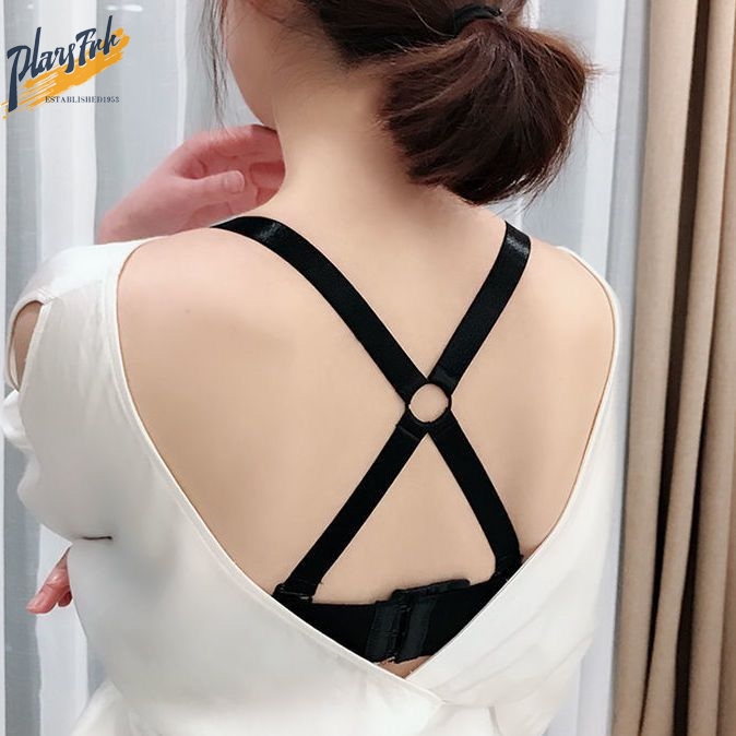 防滑加宽调整型后背交叉美背隐形肩带内衣肩带X型文胸带内衣带子-Taobao