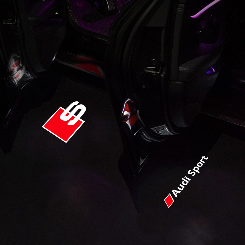 奥迪迎宾灯原厂升级：A6L/A4L/Q5L/Q7/Q3/A7/A8/A3专属车门投影装饰，让你的座驾更有仪式感！-汽车氛围灯-淘宝好物网