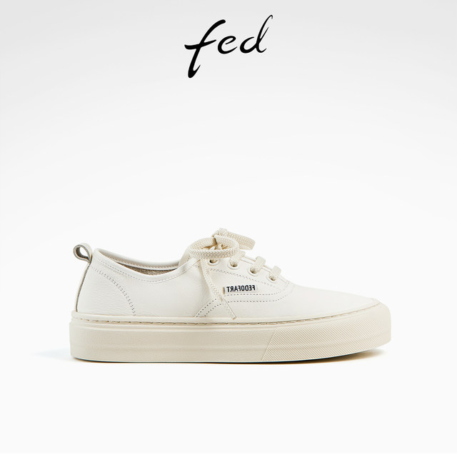 fed simple white shoes autumn new women's shoes casual sneakers genuine ...