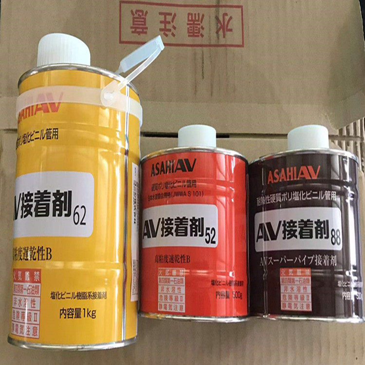 ASAHI日本旭有AV膠水62接着劑62 1kg Clean-PVC超純水管件 純水膠