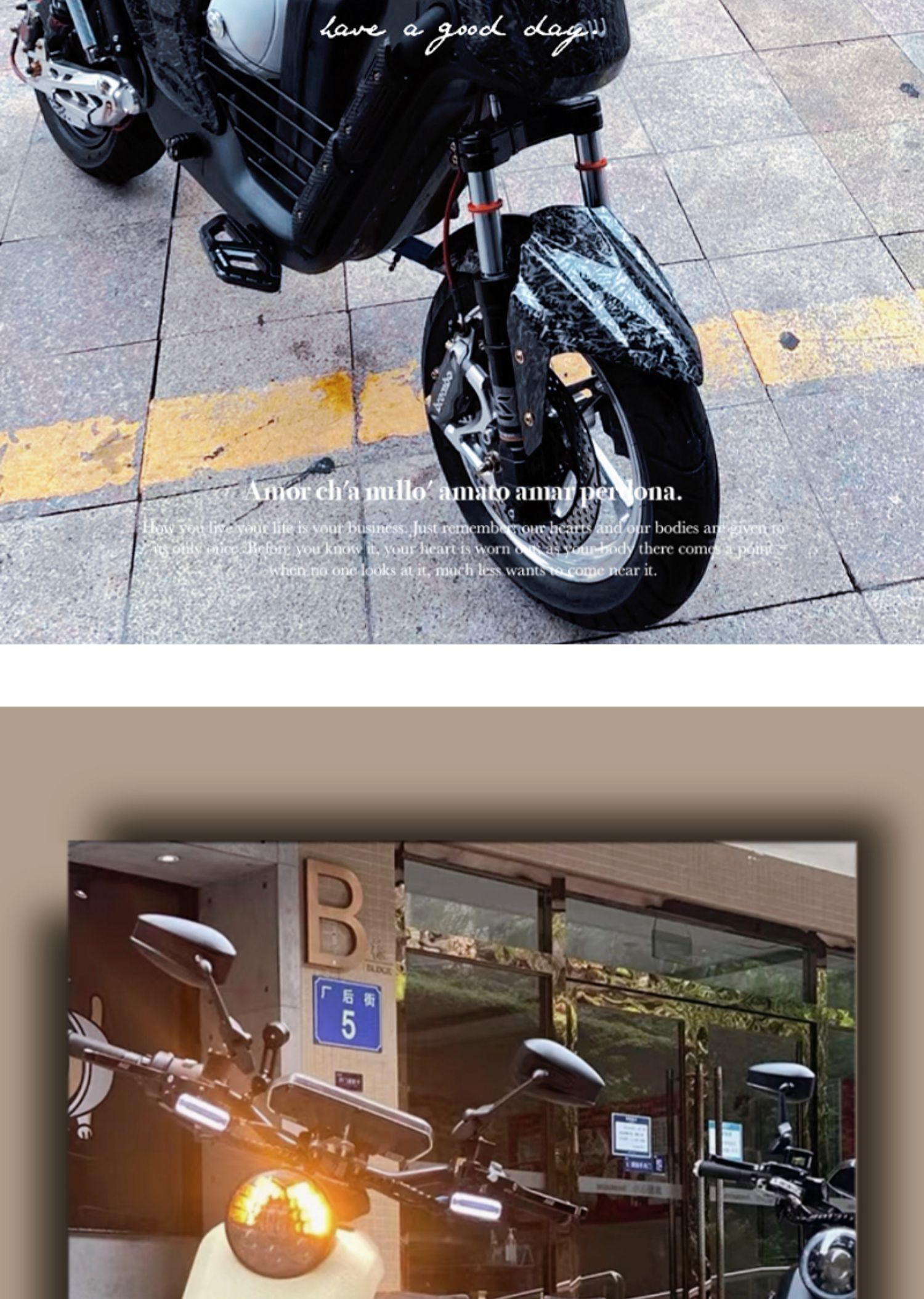 批发新款小牛UQI U2 U+B U1D电动车aos4后视镜九号改装反光镜配件-阿里巴巴