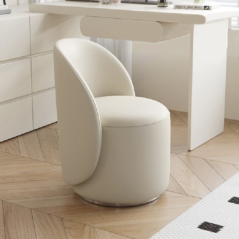 French makeup stool design bedroom makeup table solid wood back chair ...