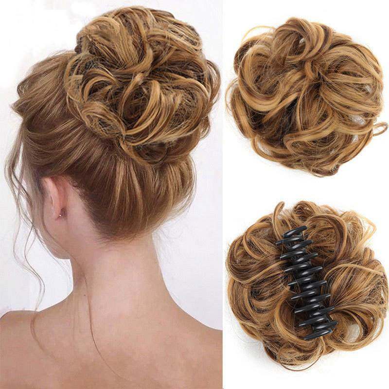 MEIFAN Synthetic Claw Chignon Hair Bow Little Hair Bun Donut：一款兼具实用与美学的 ...