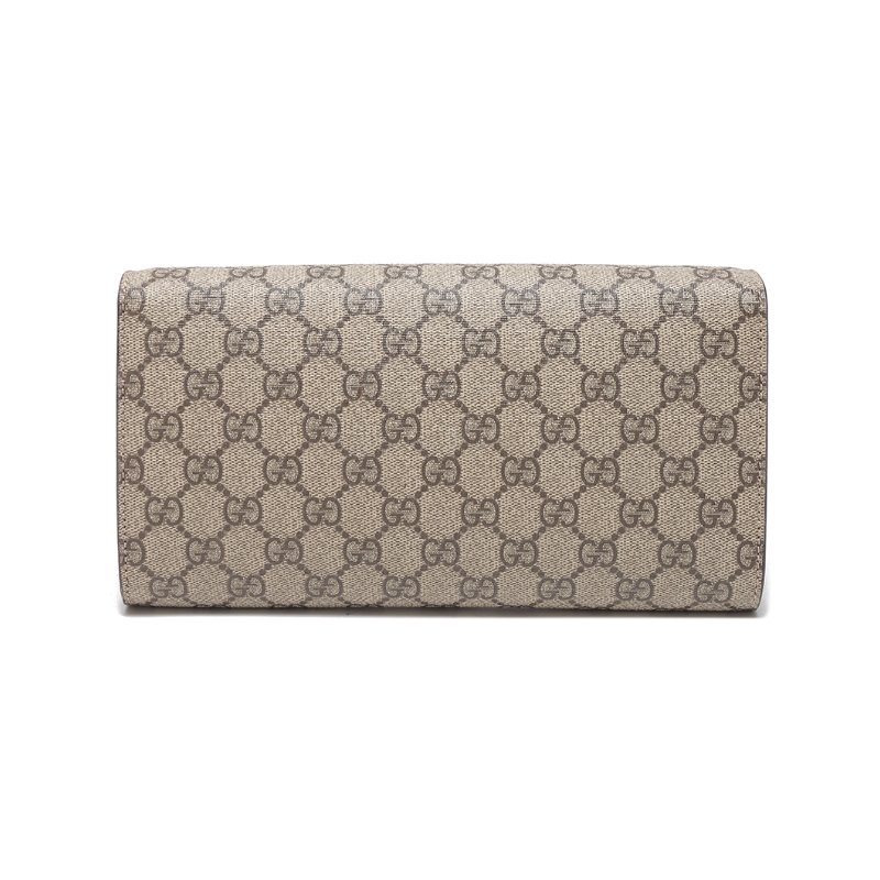 【GUCCI古驰 单肩包】GUCCI/古驰 女士Dionysus系列帆布配皮双虎头扣LOGO饰钉手提单肩斜挎包手拿包链条包酒神包小号 ...