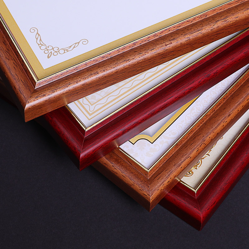 [USD 11.59] Certificate box solid wood A4 photo frame pendulum patent ...