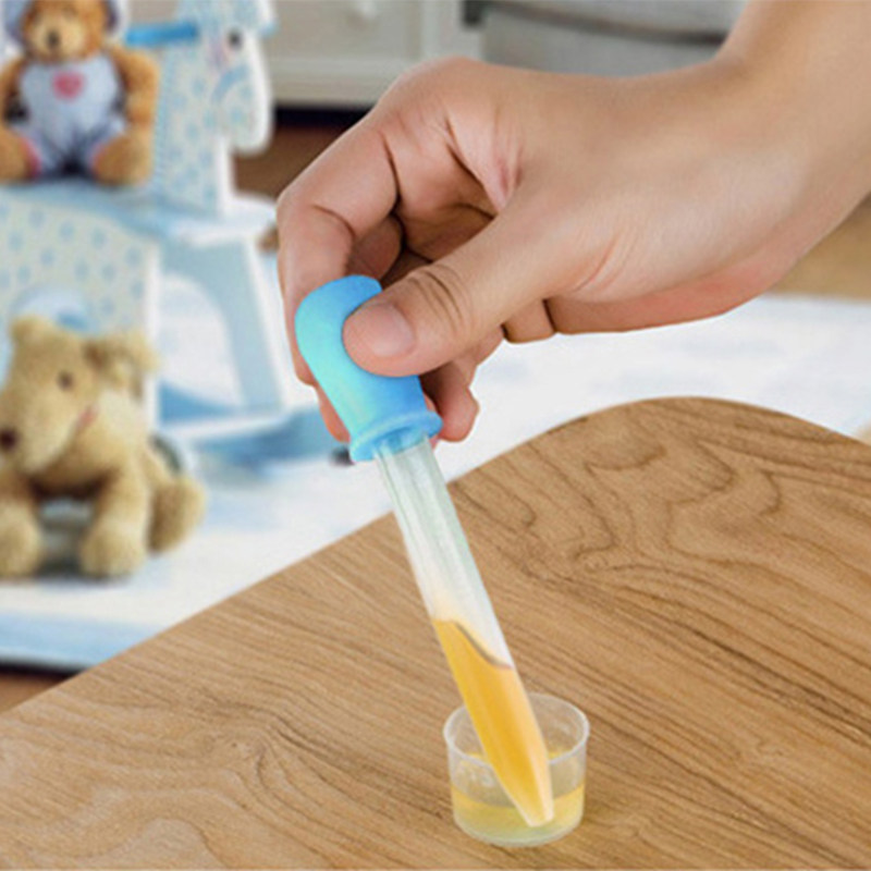 Baby medicine feeder, food-grade silicone, anti-choking pp straw with ...