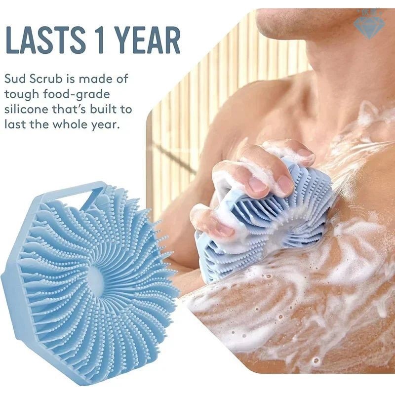 Sud Silicone Body Scrub Shower Bath Brush真的更卫生吗？-搓澡海绵-淘宝好物网