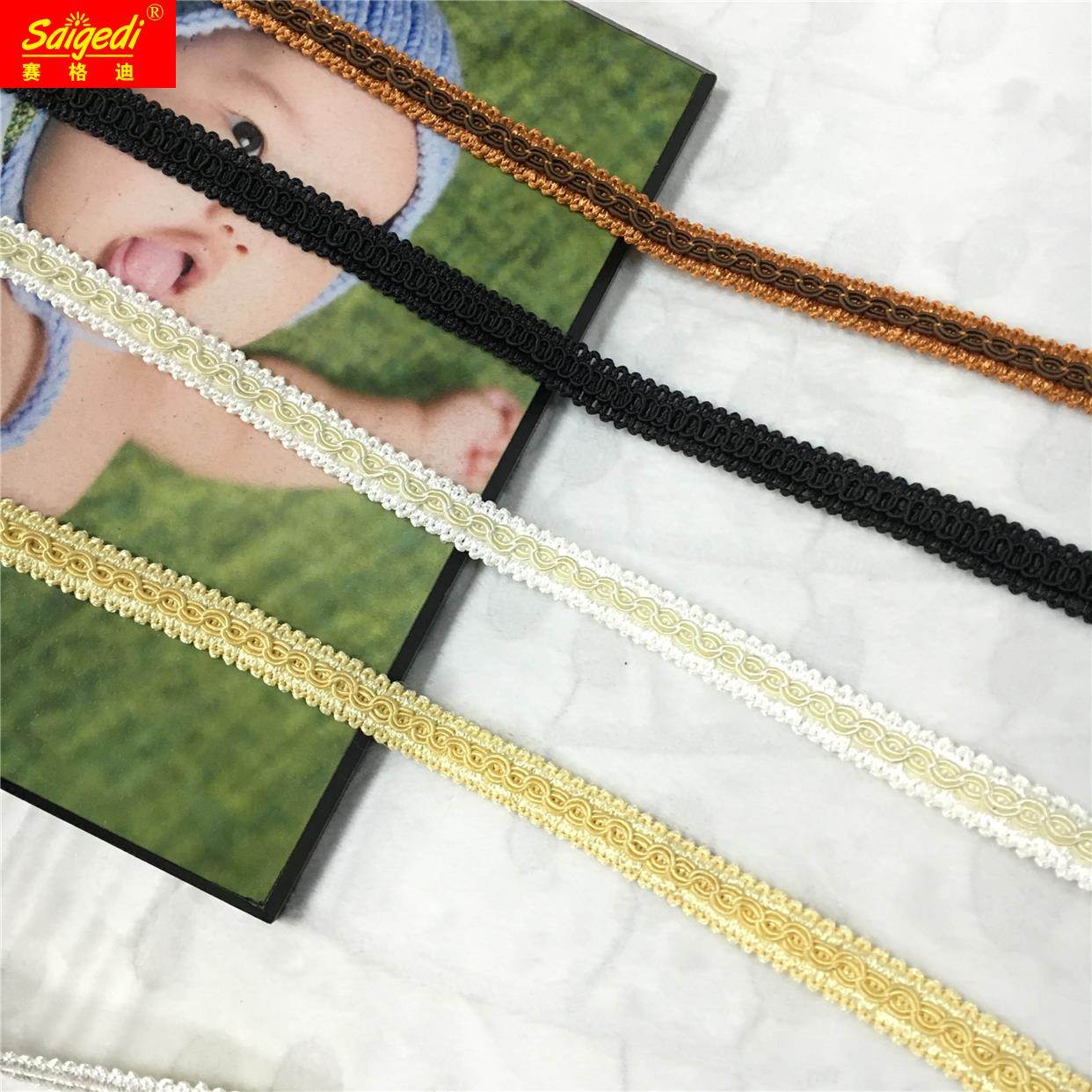 爆款欧式沙发垫花边辅料客厅翻新木皮椅子靠背压拼接装饰布艺DIY-Taobao