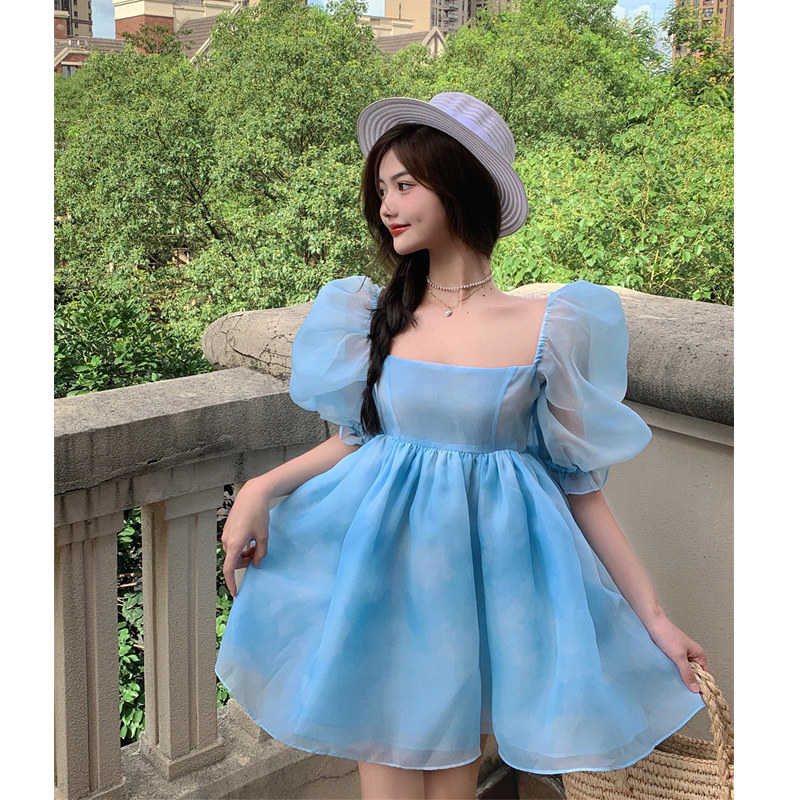 [USD 121.49] Disney wearing a summer dress in a fugitive princess skirt ...