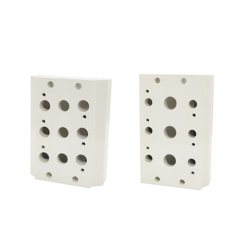 AIRTAC亚德客阀板5V电磁阀底座汇流板4V200M2F/3F/4F/5F/6F/7F/8F