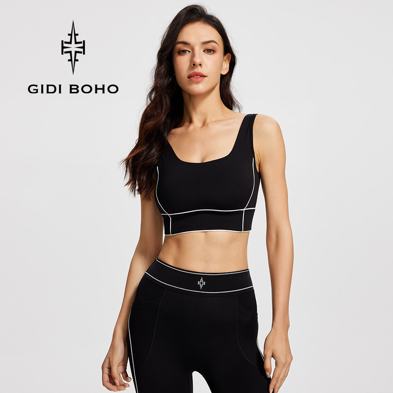 GIDI BOHO 极地薄荷短款瑜伽背心：🔥春夏运动必备，舒适与时尚的完美碰撞！ -瑜伽t恤-淘宝好物网